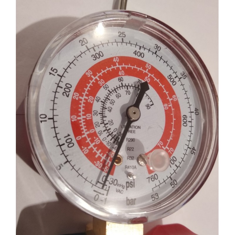 Manometer VP R290, R22, R32, R410