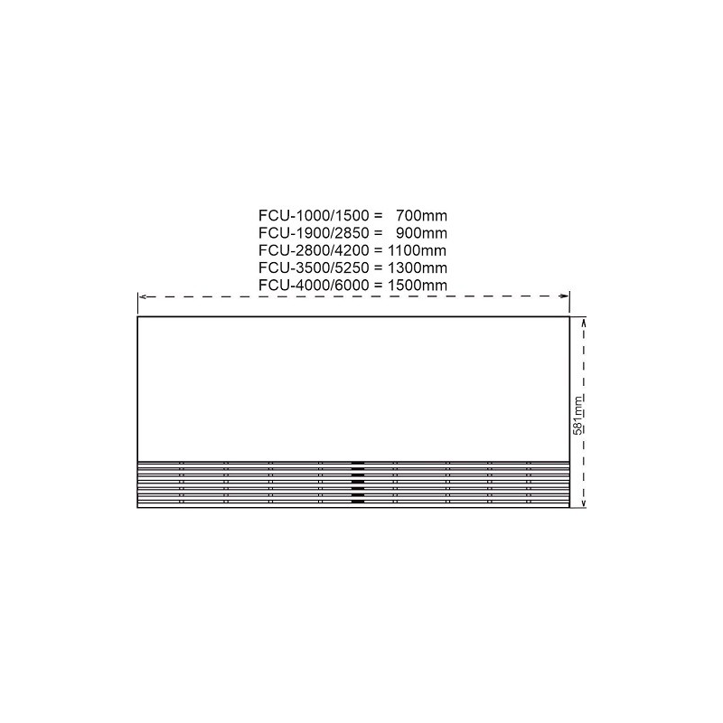 Ultra Thin Fan Coil FCU-4000/6000